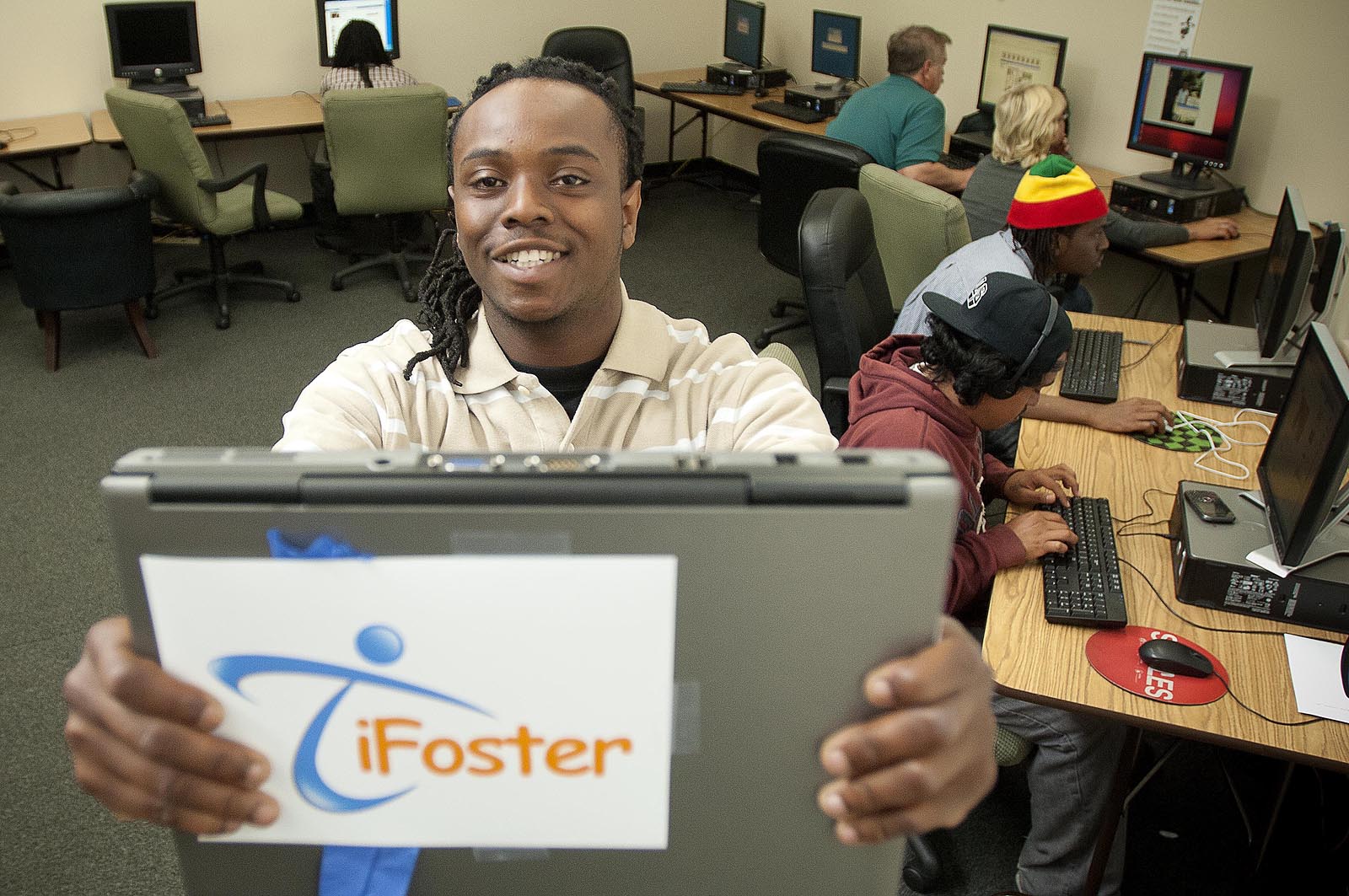 Foster month kicks off with laptop giveaway - Richmond Confidential
