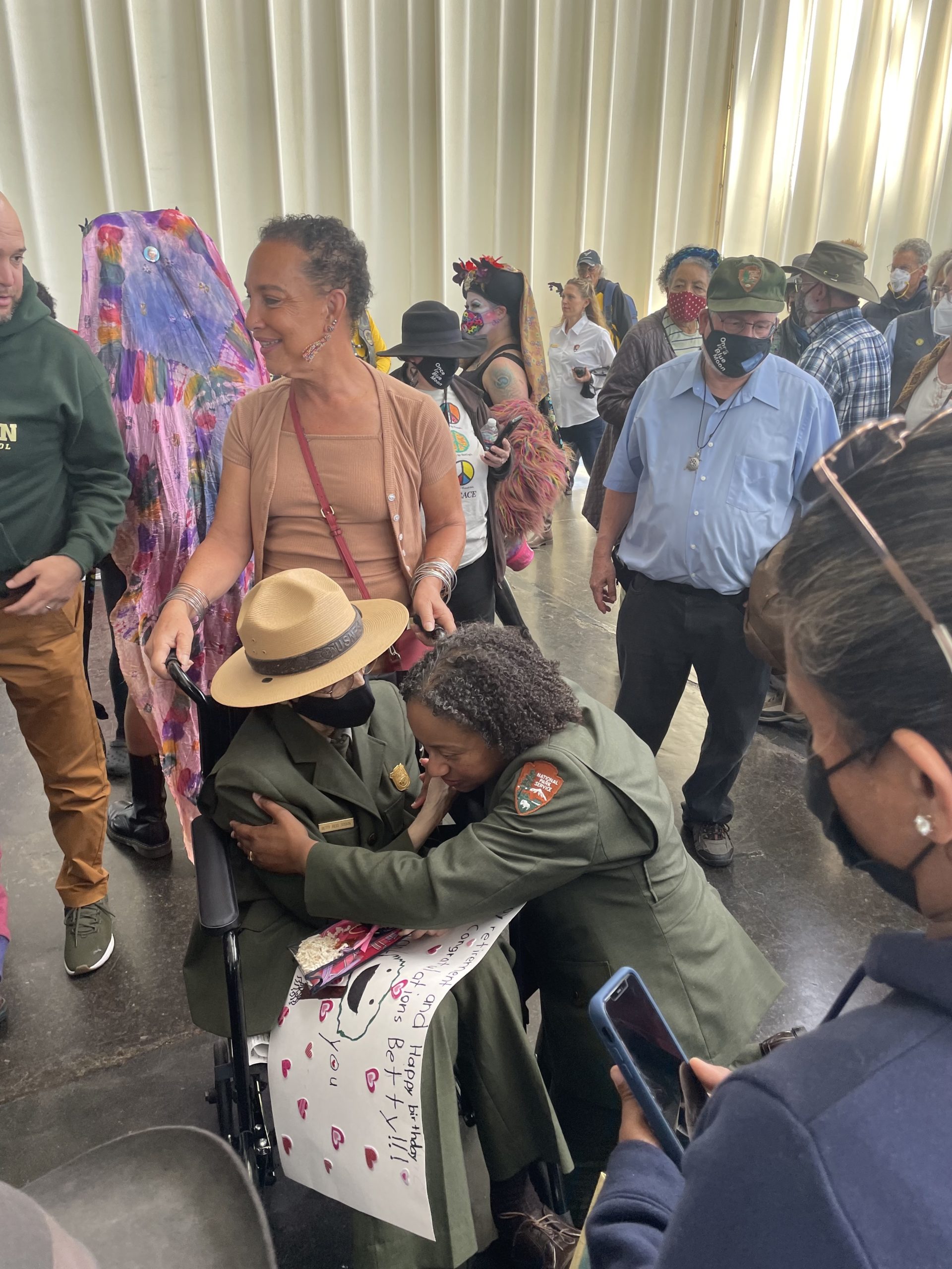 "Betty! Betty! Betty!" Hundreds honor beloved park ranger at Rosie the ...